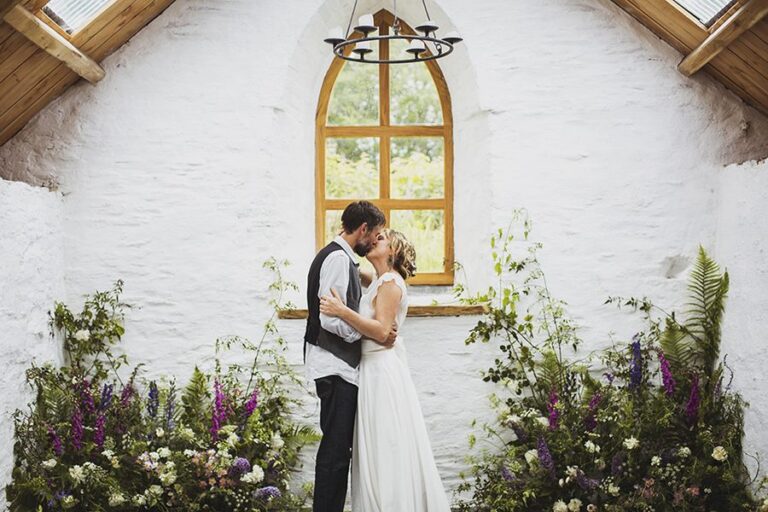 Wild Welsh summer wedding inspiration with foxgloves and ferns