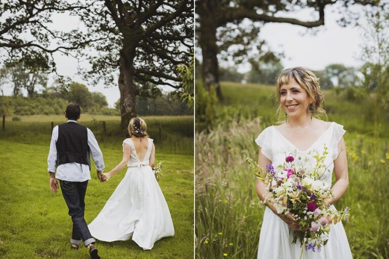 Wild Welsh summer wedding inspiration with foxgloves and ferns