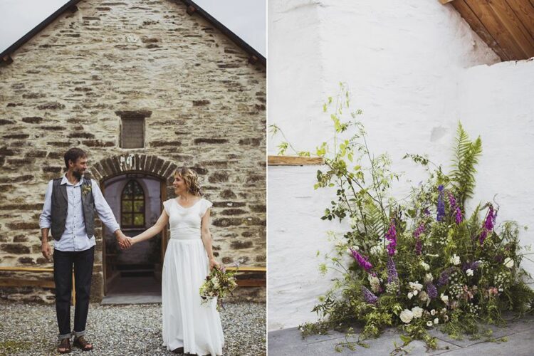 Wild Welsh summer wedding inspiration with foxgloves and ferns