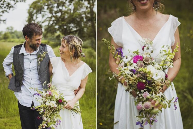 Wild Welsh summer wedding inspiration with foxgloves and ferns