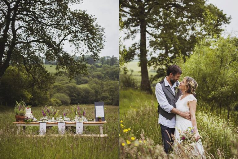 Wild Welsh summer wedding inspiration with foxgloves and ferns