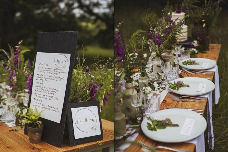 Wild Welsh summer wedding inspiration with foxgloves and ferns