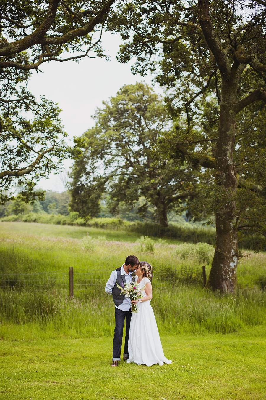 Wild Welsh summer wedding inspiration with foxgloves and ferns